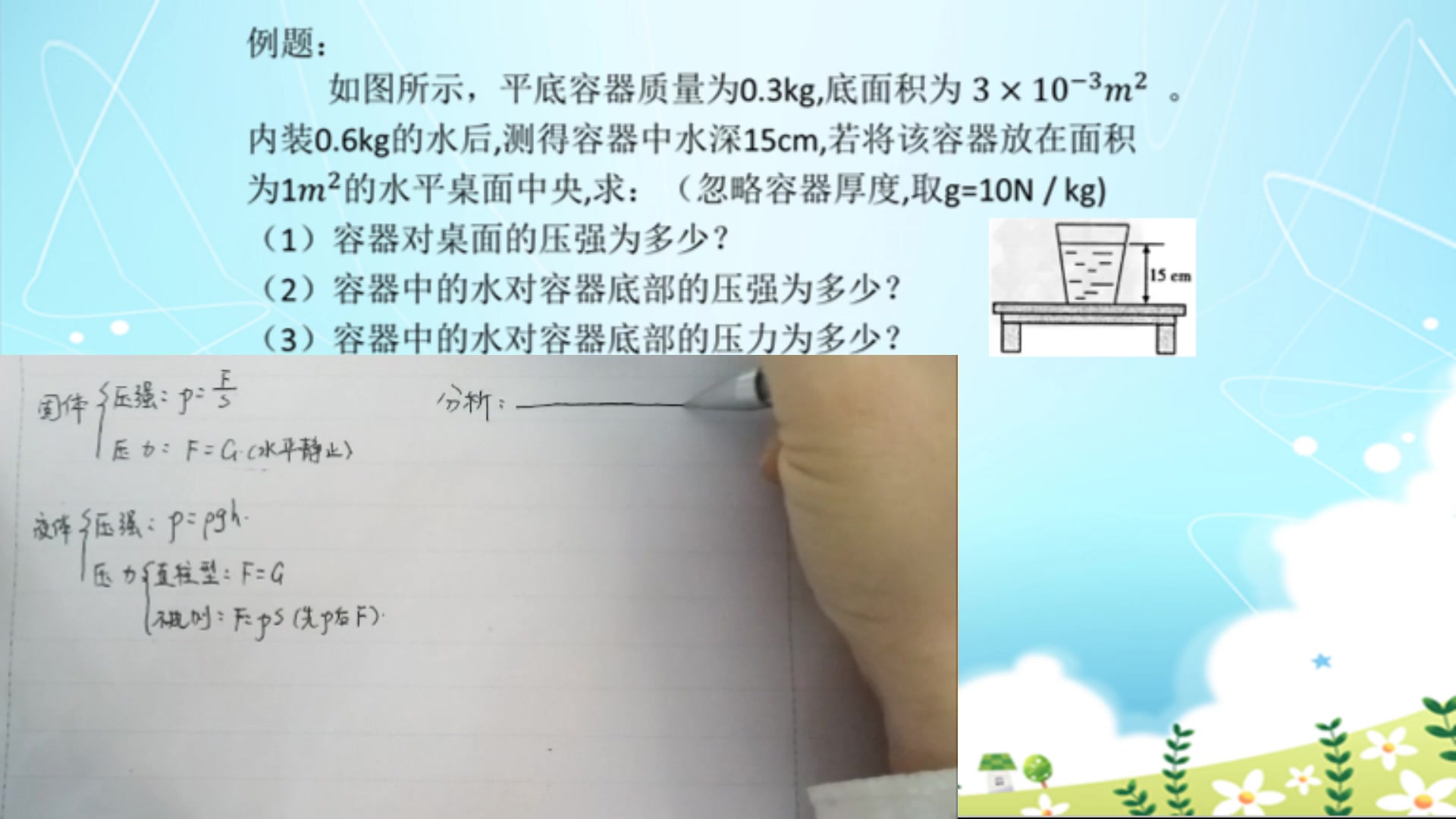 压强与压力计算题