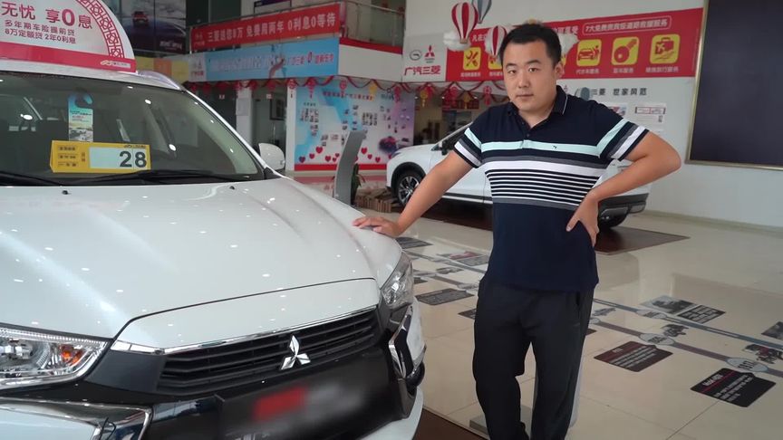 自动挡,合资品牌,专业SUV底盘,只要十万多,一起来看三菱劲炫