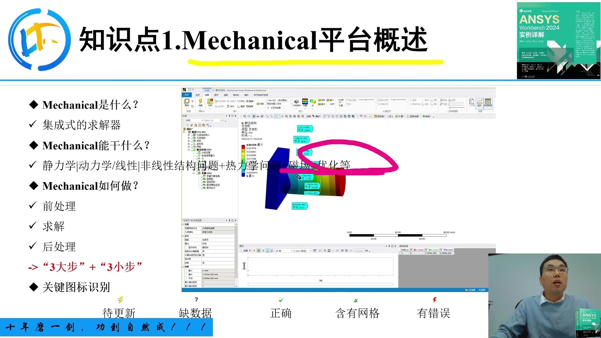 ANSYS Workbench 2025 网格可视化:单元类型 / 质量颜色映射设置