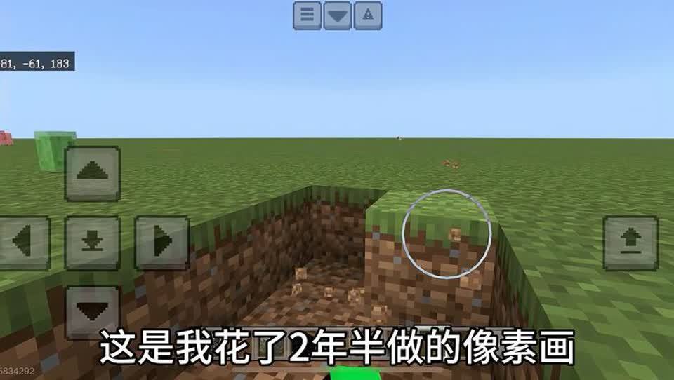 我的世界:辛苦做的像素画