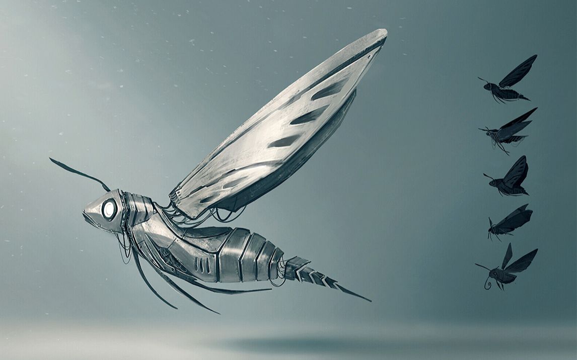 Maya-机械蚊子模型制作教程。maya建模基础教程