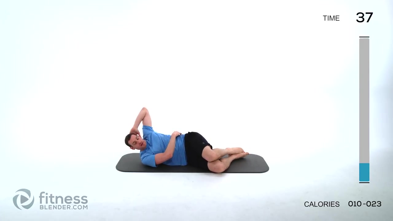 减脂-Fitness Blender 15分钟腹肌锻炼 - 无需设备的家庭核心训练