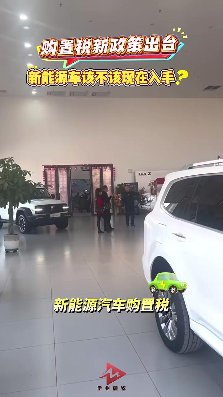 购置税新政策出台!新能源车该不该现在入手?新能源购置税