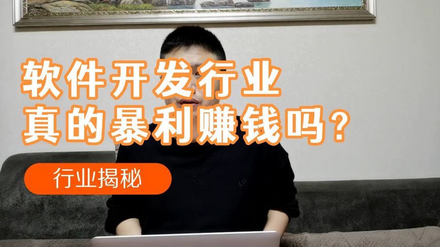 软件开发真的是暴利赚钱行业吗?业内人士现身说法…