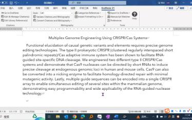 EndNote 21使用技巧 教程 怎么在文后插入参考文献