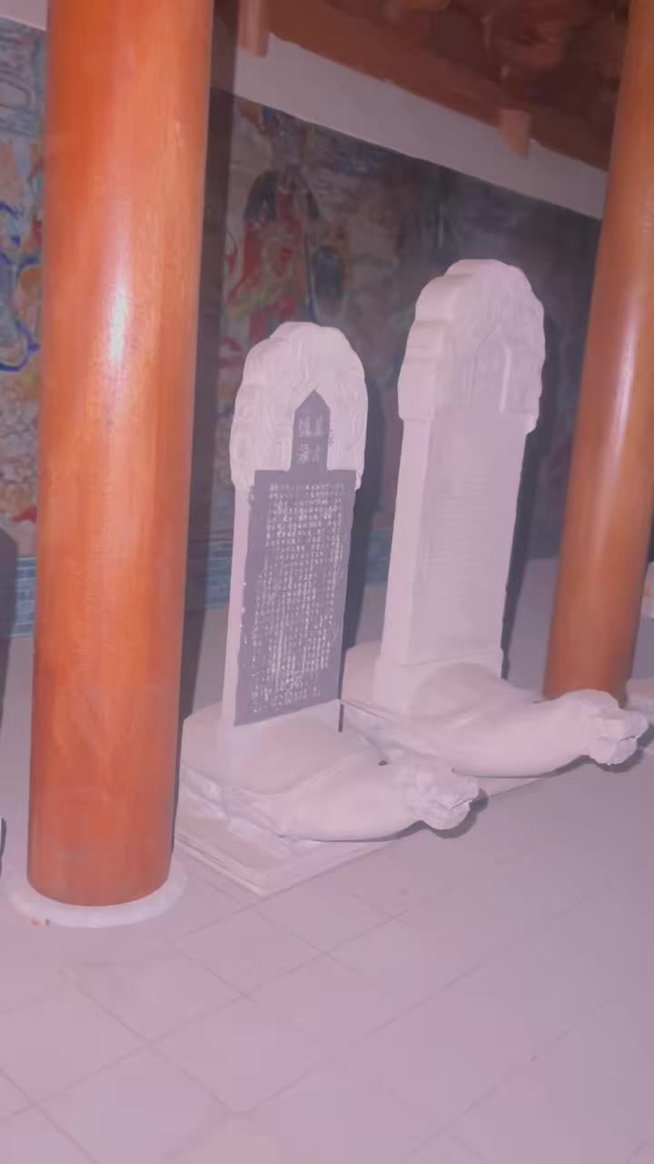 ...奉国寺七佛殿全榫卯结构木制复刻模型整体搬迁完好无损～#古建筑...