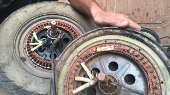 电动车原装电机和市面电机对比,看懂了就是省钱我推荐用二手