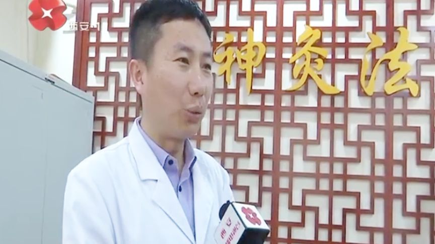 西安第九医院医生手绘图画,为患者普及医学知识,并提醒预防疾病