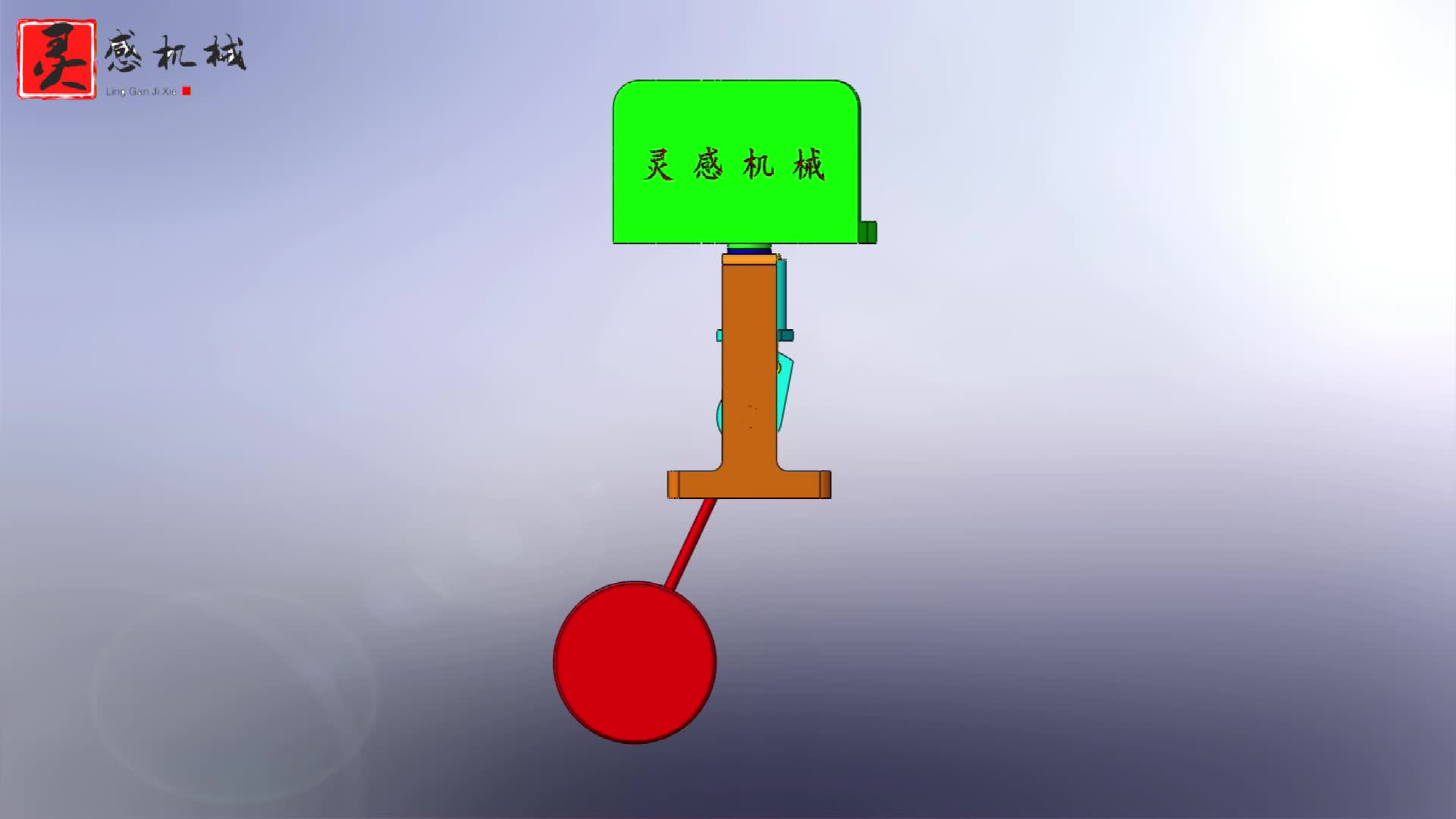 重力作用下的钟摆振荡,摆动一下扭动多次