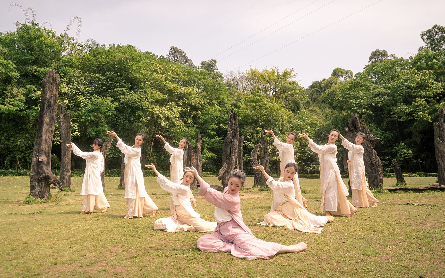 完整版《探清水河》适合女生学的古典舞,简单古风舞蹈-【单色舞蹈】(...