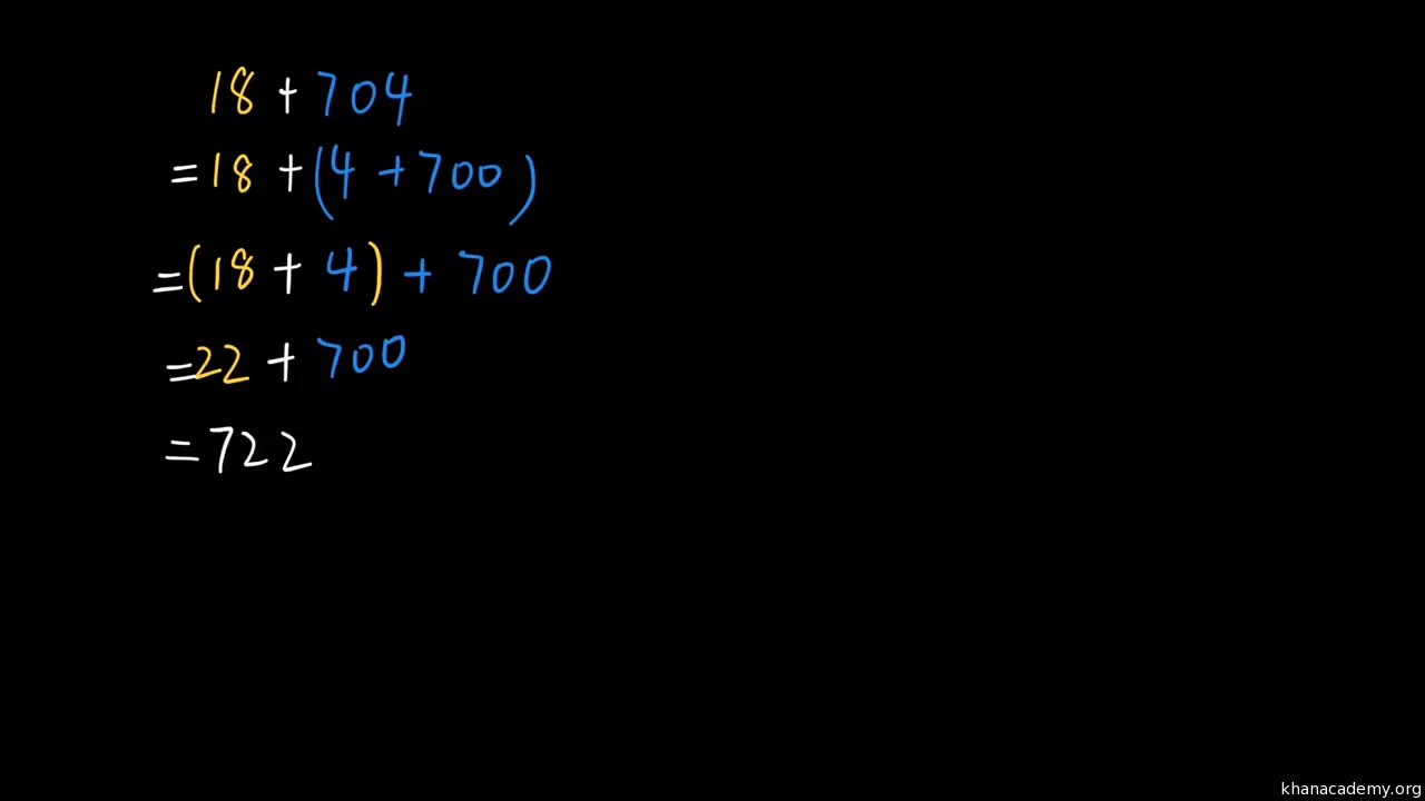 【KhanAcademy】数学三年级-万以内的加法和减法-巧算