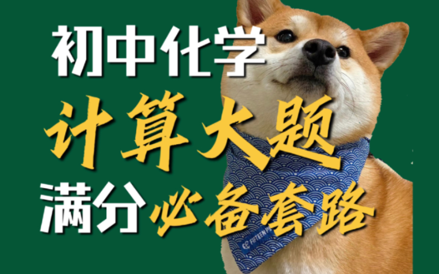 【初中化学】计算大题不想丢分?【必考题型】都在这!