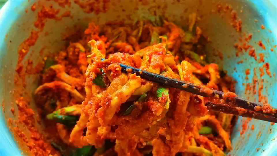 朝族辣萝卜条做法,配方比例详细讲解,元气美食大PK