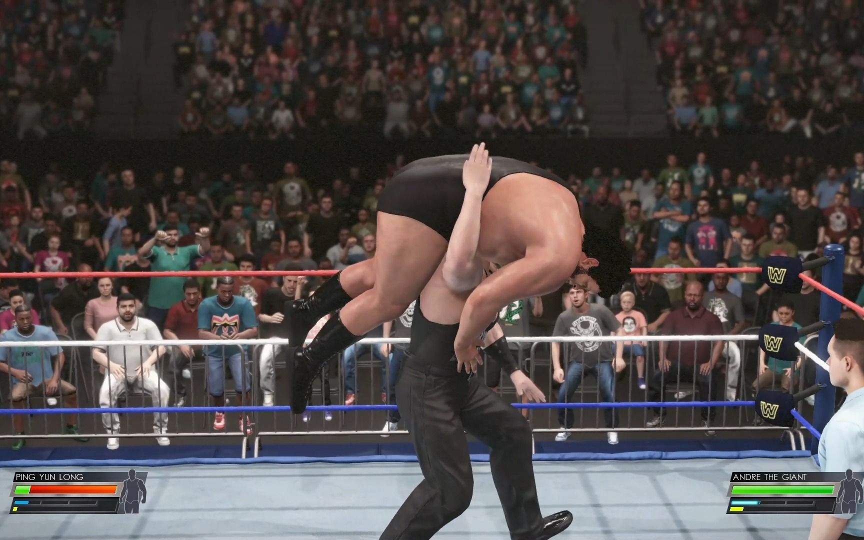 WWE2K22生涯模式第四期,击败德鲁进军主节目,惜败安德烈巨人