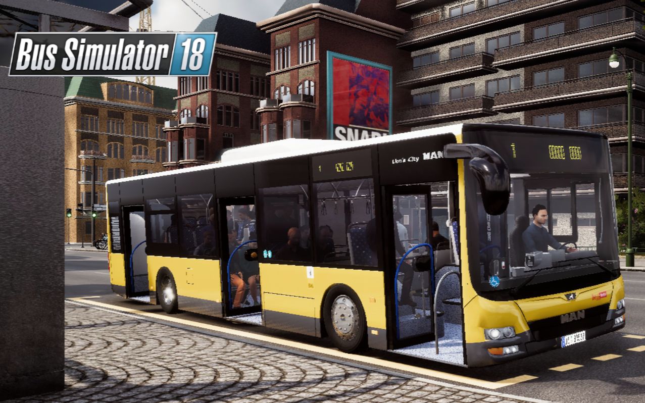 巴士模拟18 #41 连接老城区市中心大教堂1路开通 | Bus Simulator 18