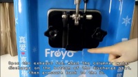 Operation video of Unisnow soft ice cream machine 2017.