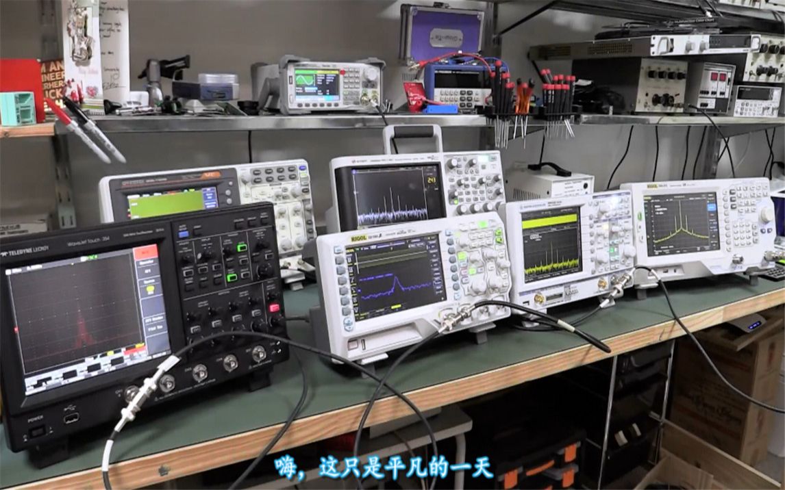 EEVblog#845-各品牌示波器FFT比较测试(Youtube机翻视频 原视频在...