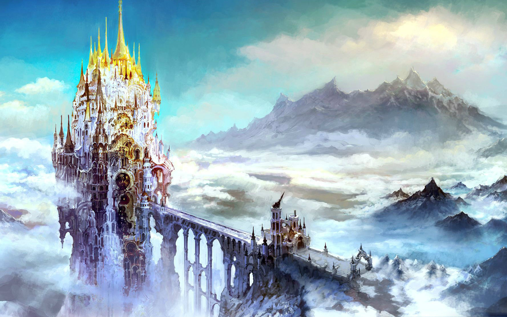 【最终幻想14】3.0 60级主线任务苍穹之禁城【FF14】