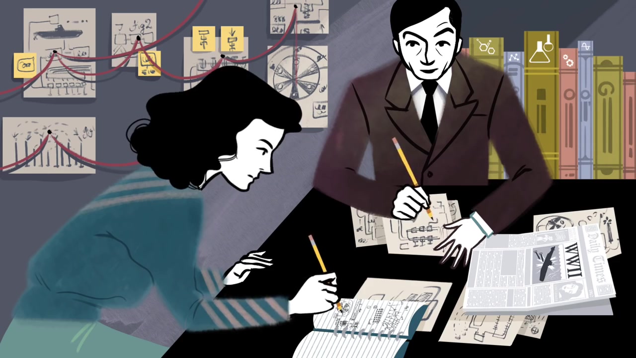《海迪·拉玛诞辰101年纪念视频》Wifi之母海蒂拉玛,热爱发明的女...