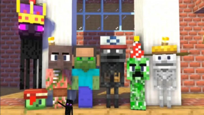 我的世界Minecraft 怪物军团 #简笔画