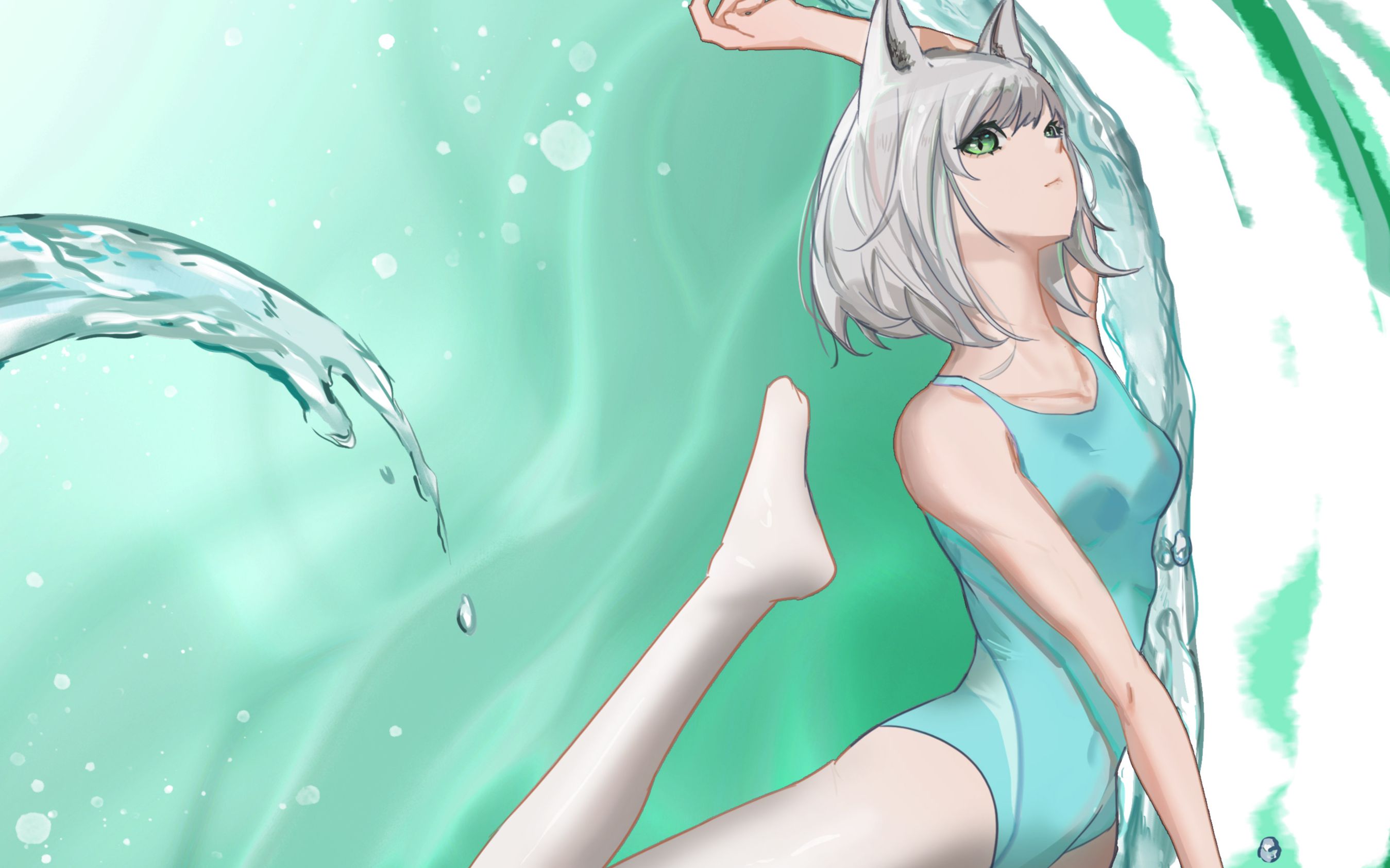 【绘画过程】凯尔希水之舞