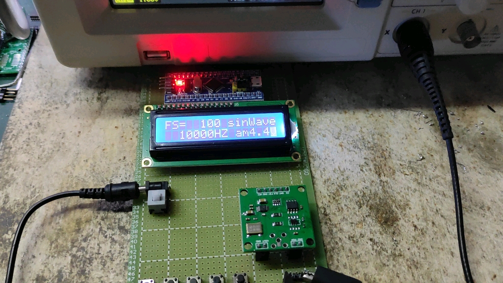 STM32单片机ad9833函数信号发生器设计信号源