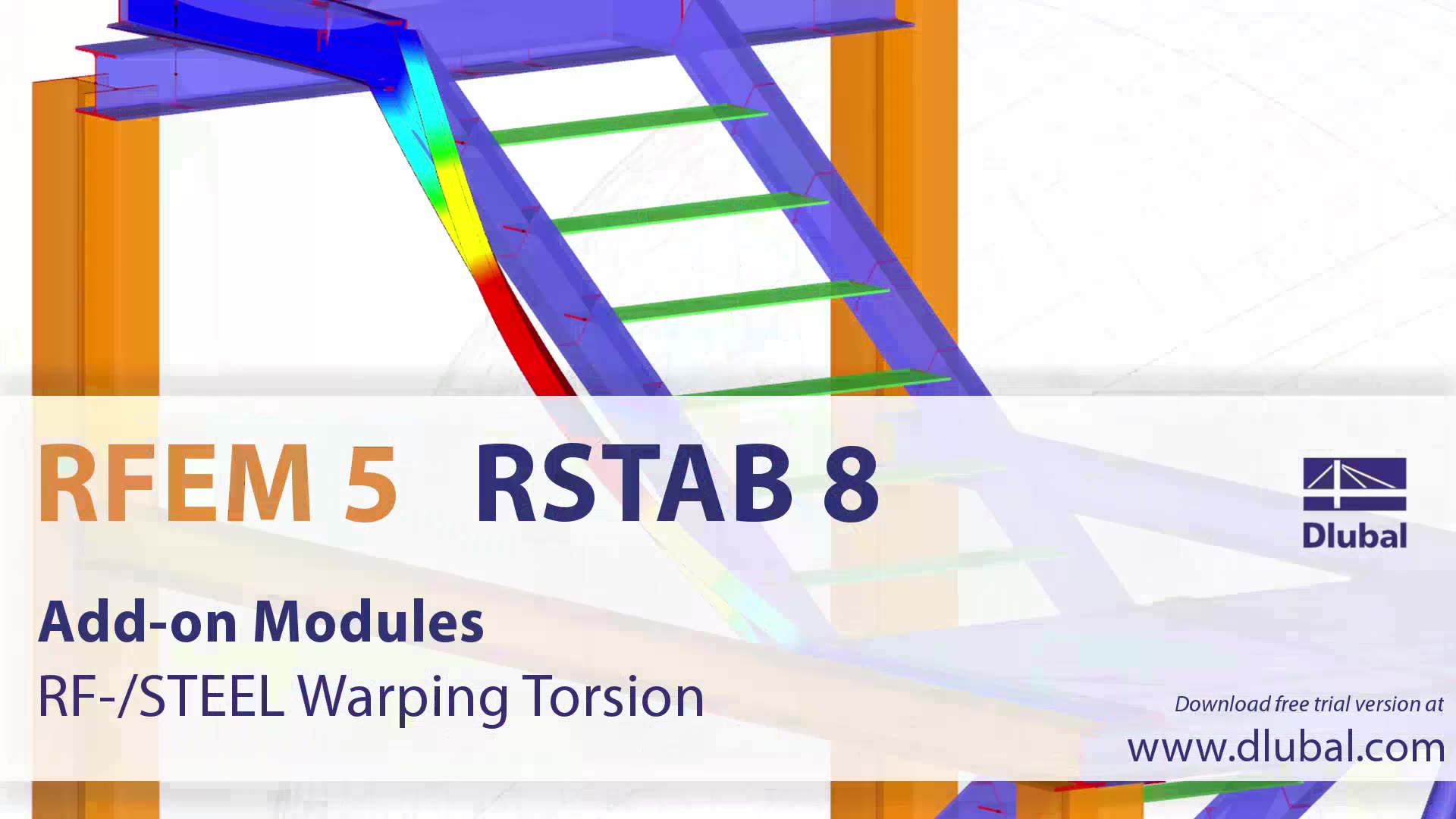 附加模块 -钢结构 弯扭屈曲验算 RF-/STEEL Warping Torsion