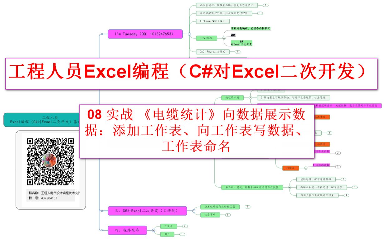 工程人员的Excel编程(C#对Excel进行二次开发)系列:08 实战 《电缆...