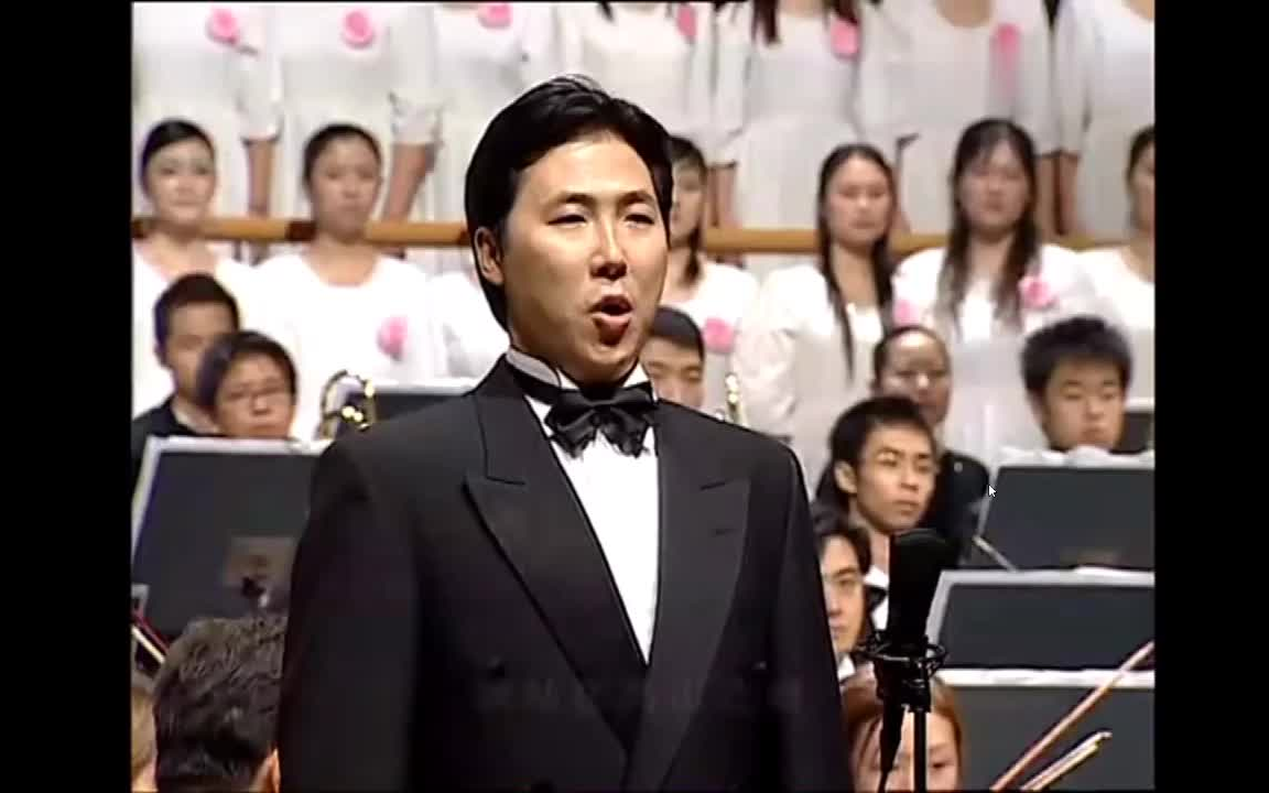 廖昌永演唱《黄河颂》,交响乐伴奏,太有气势了