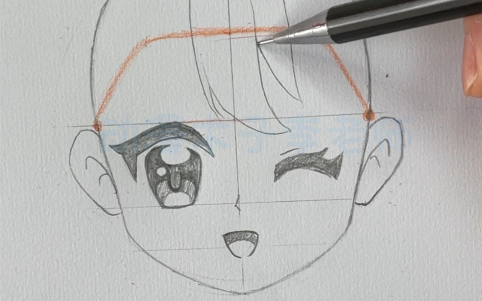 漫画刘海怎么画-论发际线的重要性-零基础能学会的动漫教程