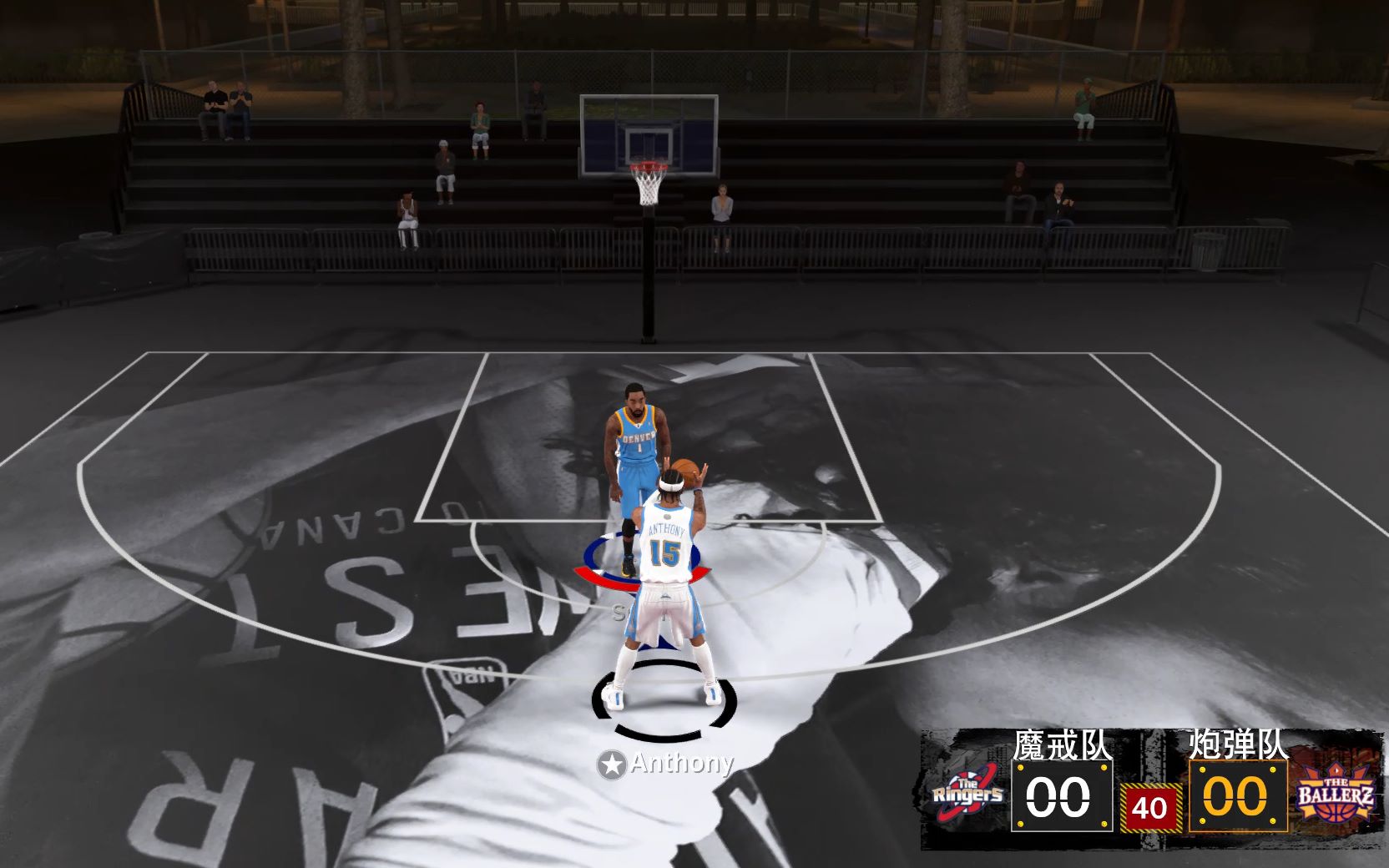 NBA2K20-JR单打安东尼教你如何改街球场和球衣,单机福利