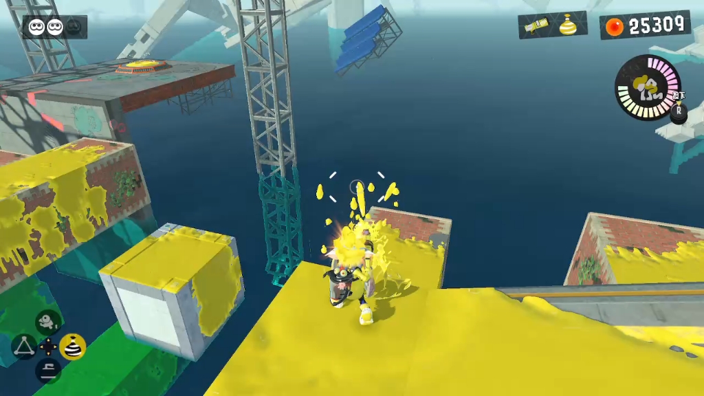 斯普拉遁3有手就行的隐藏关第一关末尾打法