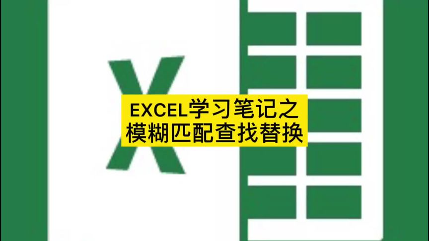 EXCEL学习笔记之模糊匹配查找替换#抖音小助手 #dou出新知 #excel