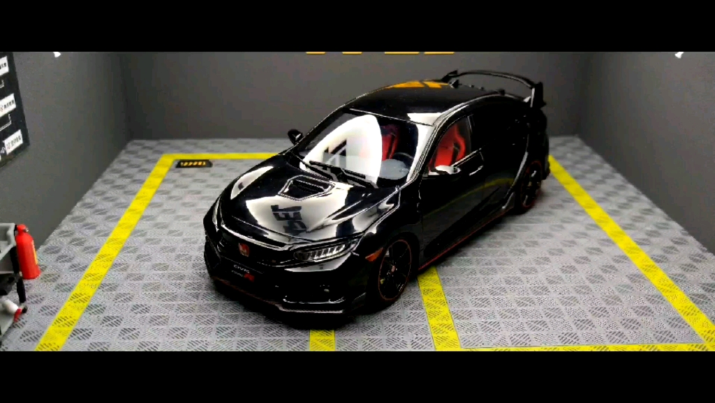 【穷玩车模】1:18本田思域typeR