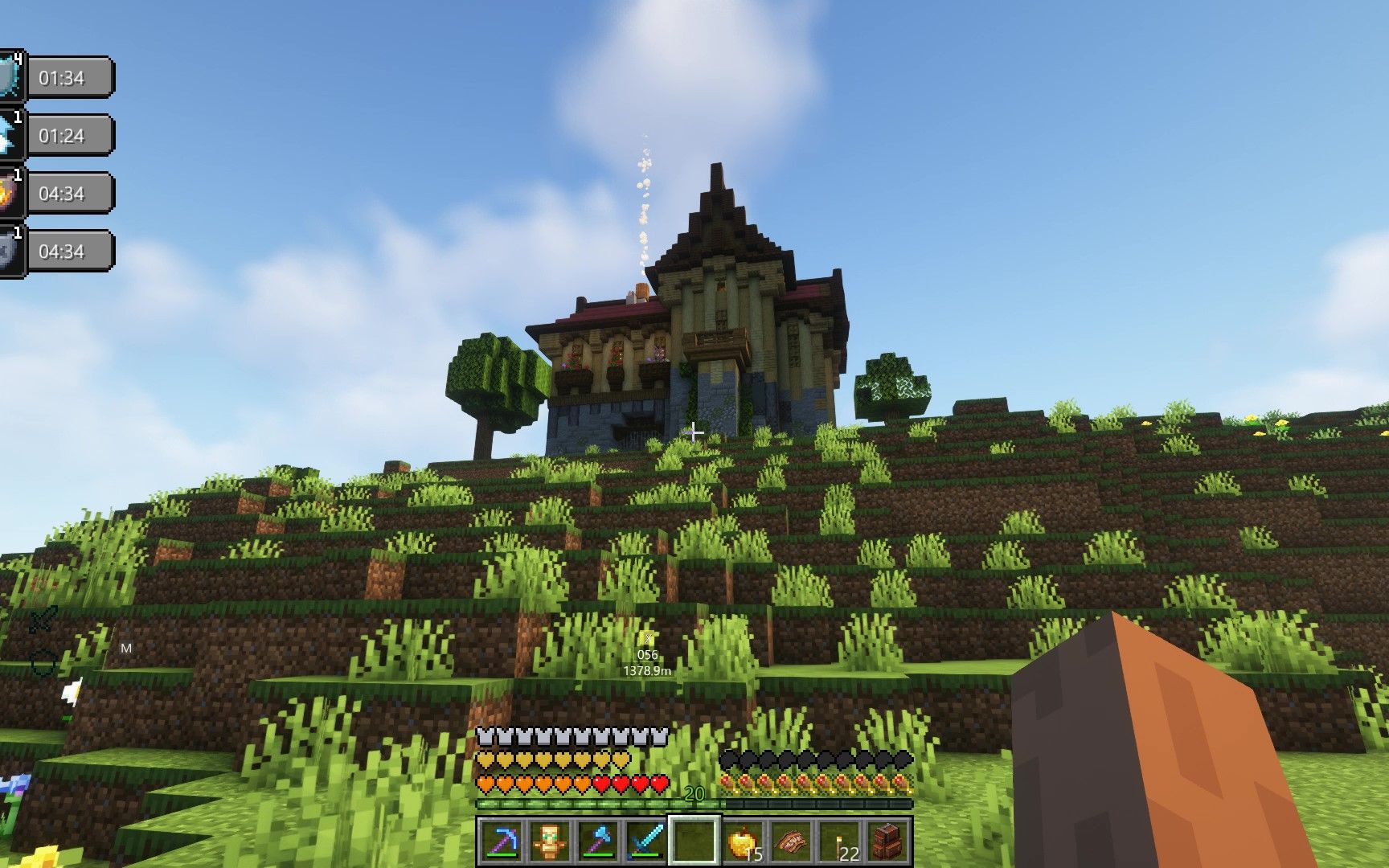 我的世界 Minecraft 生命的准则 1.18模组整合包生存 EP5 发现蘑菇牛 ...