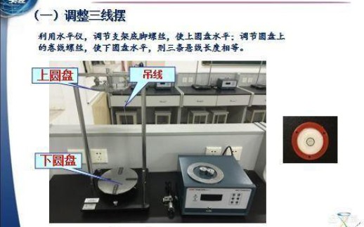 三线摆法测刚体的转动惯量