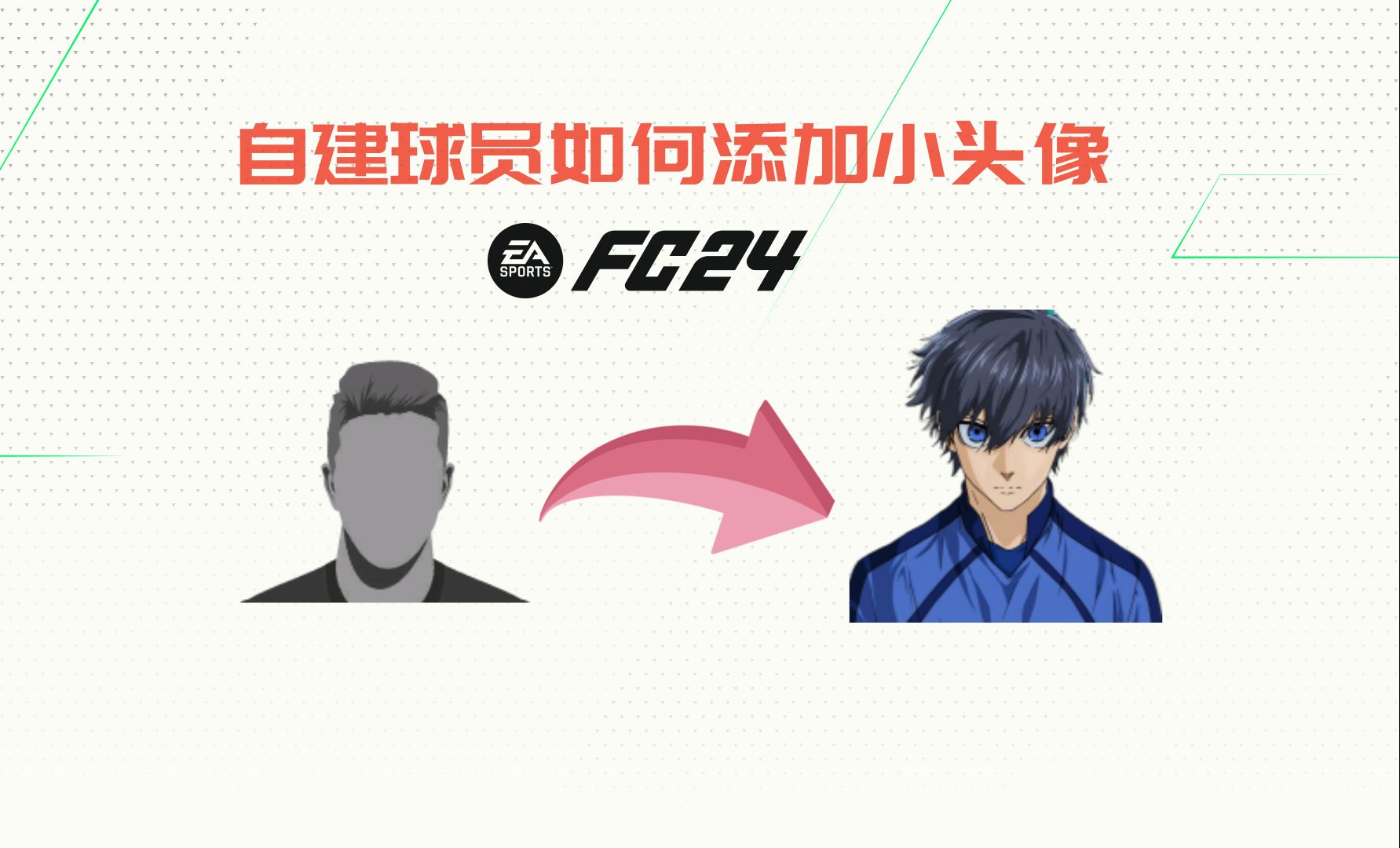 FC24!自建球员怎么修改小头像!