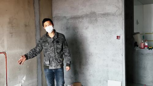 儿童房柜子-大衣柜制作施工过程柜门定制!现场做柜体