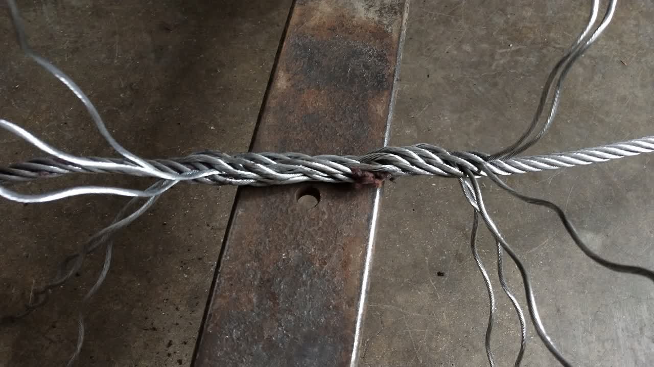 6股钢丝绳的一种简单对接技巧