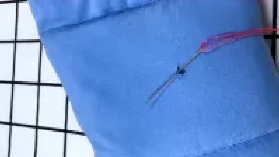 刺绣:羽绒服破洞这样补,简单易学哦!