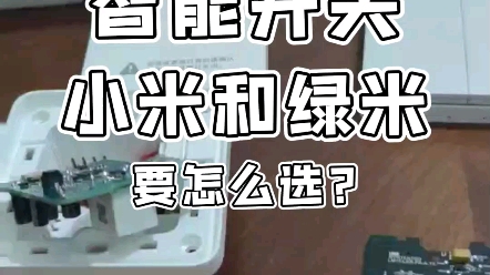 智能开关小米和绿米要怎么选