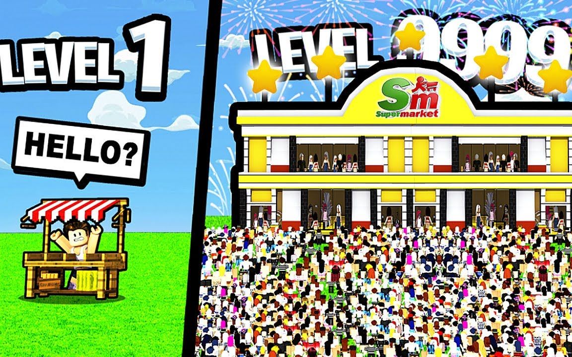 Roblox超市大亨:果汁牛奶大促销!我都快累瘫了!小飞象解说