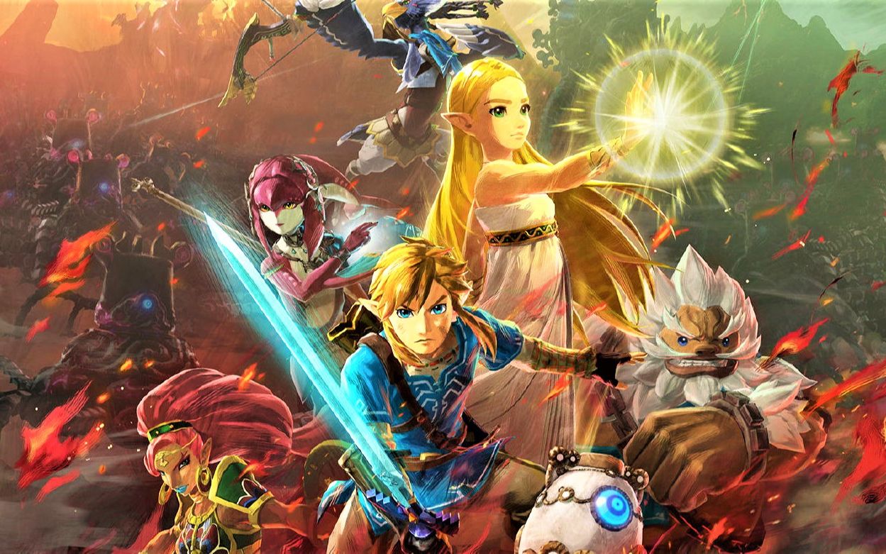 switch塞尔达无双灾厄启示录V1.3版,超频后打起来太爽了吧!