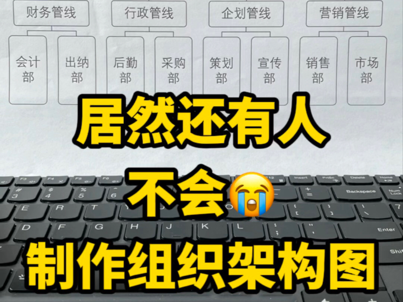 没想到组织架构图制作这么简单!太牛了