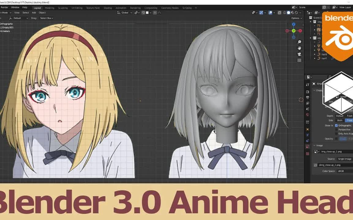Blender 3.0制作动漫角色!