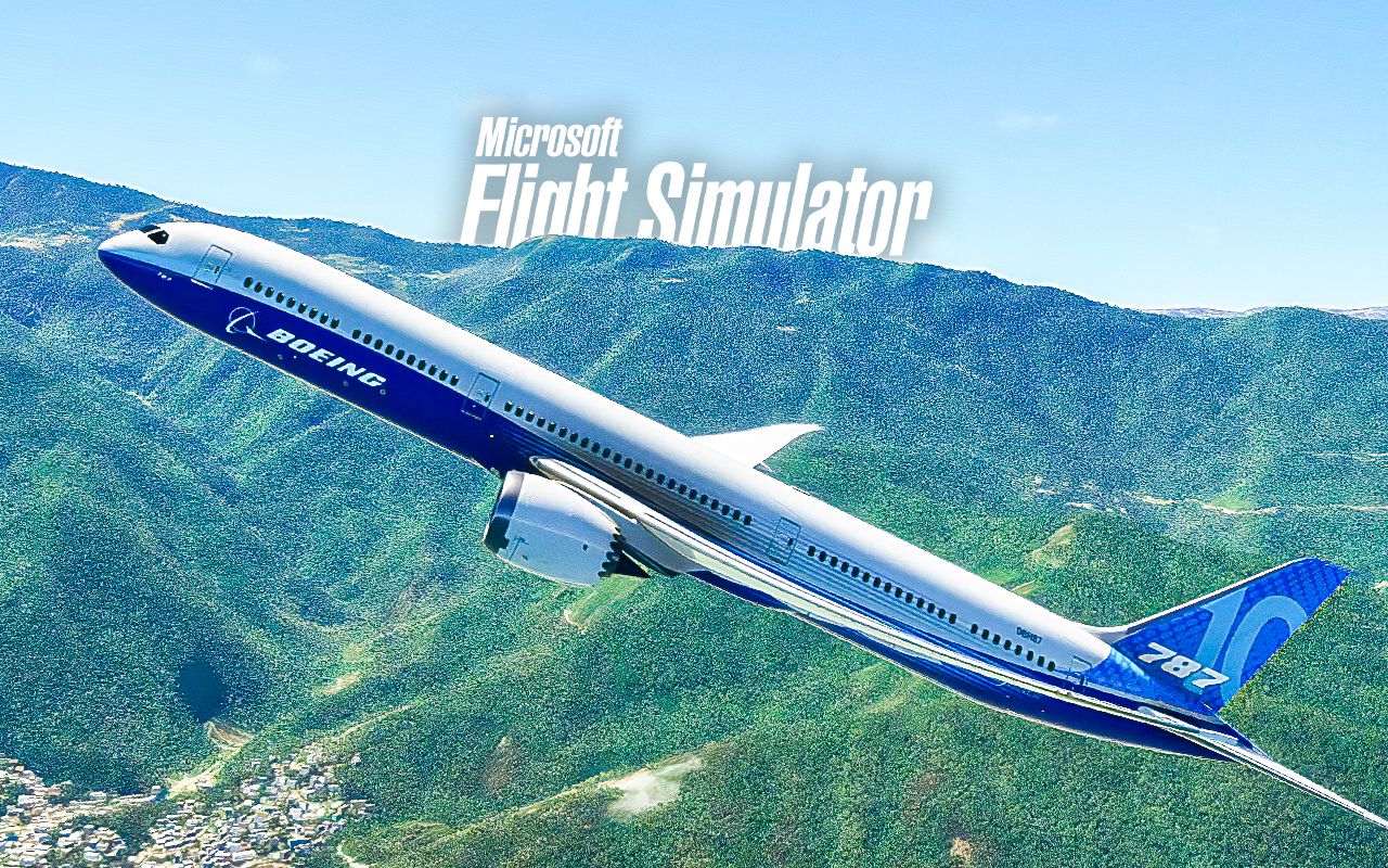 为什么微软模拟飞行的默认波音大客机压不住机头?