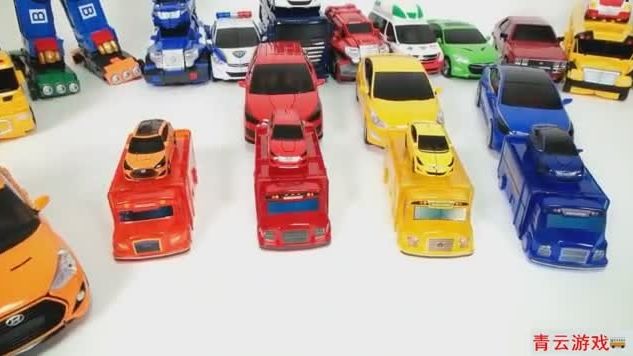 汽车总动员 挖土机 变形警车 赛车总动员1_推土机 汽车总动员