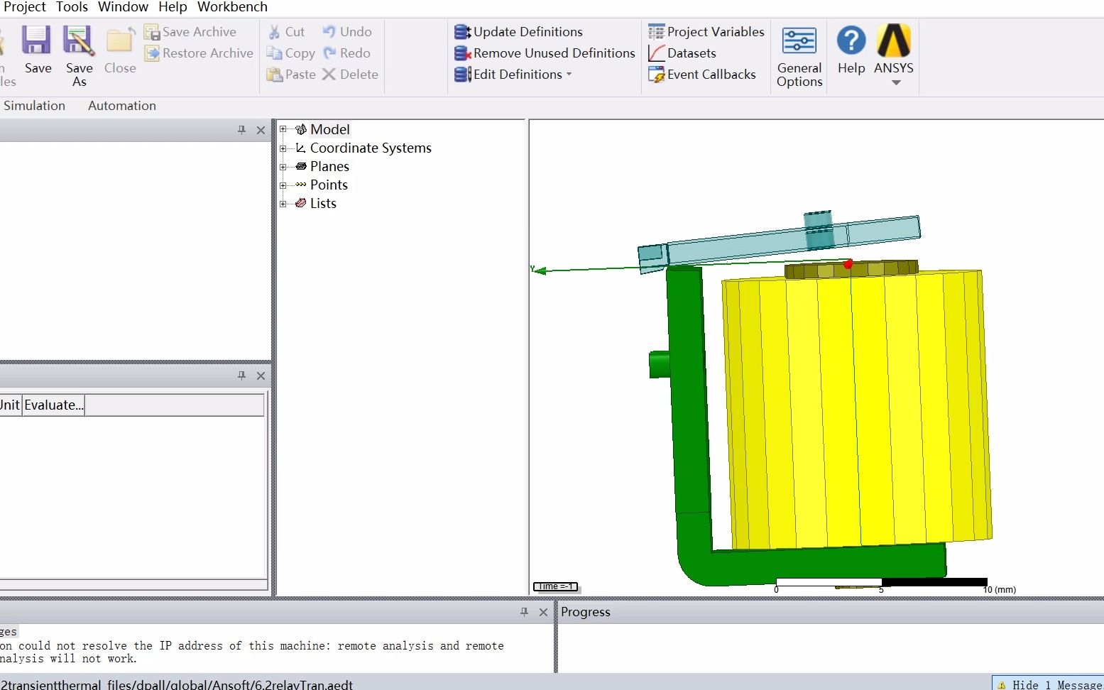 Maxwell电磁阀等电磁开关磁场及磁热- Workbench继电器磁热耦合分析...