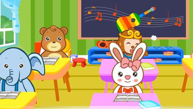 少儿教育 嘟拉文明礼仪 学校中的尊师重道,尊重老师.