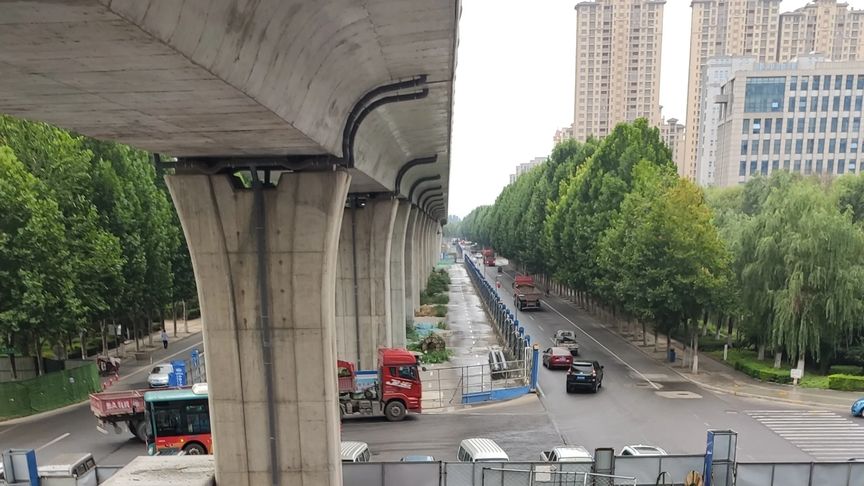 郑州到许昌轻轨,区间拍摄